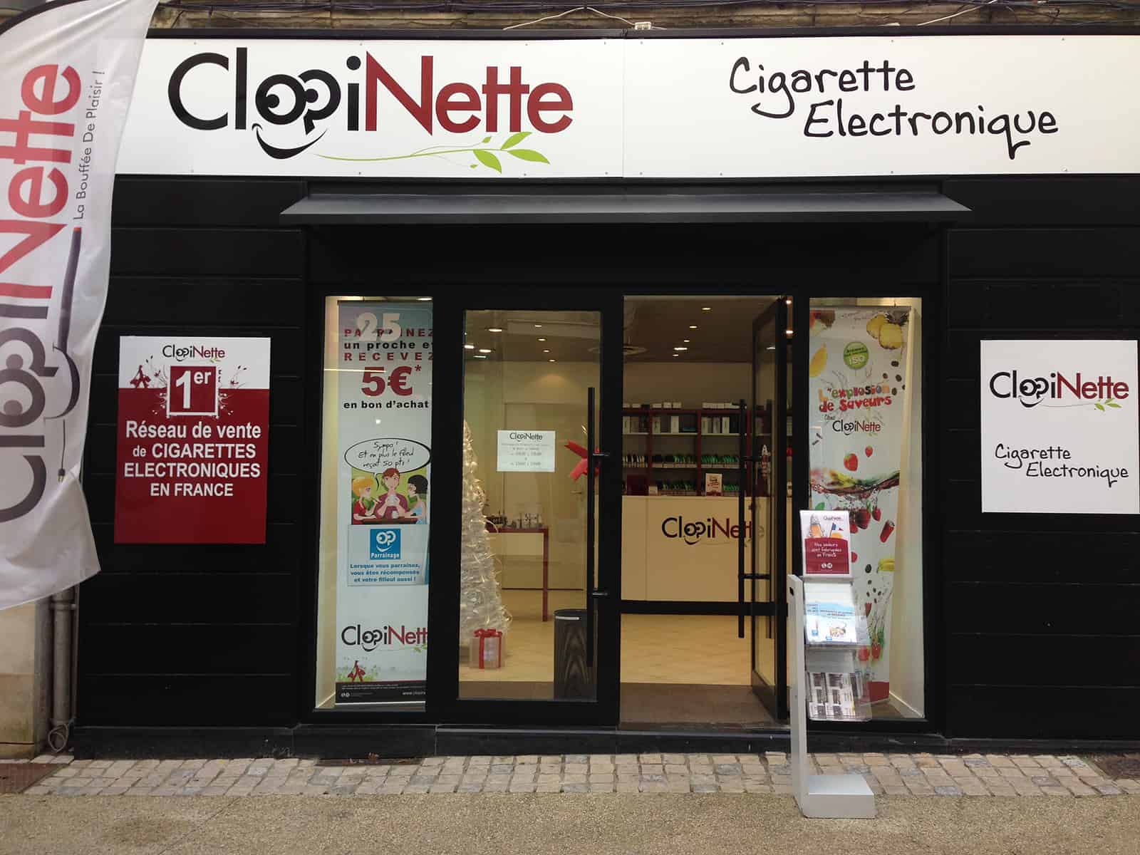 Franchise cigarette électronique: Clopinette ouvre sa 100ème boutique